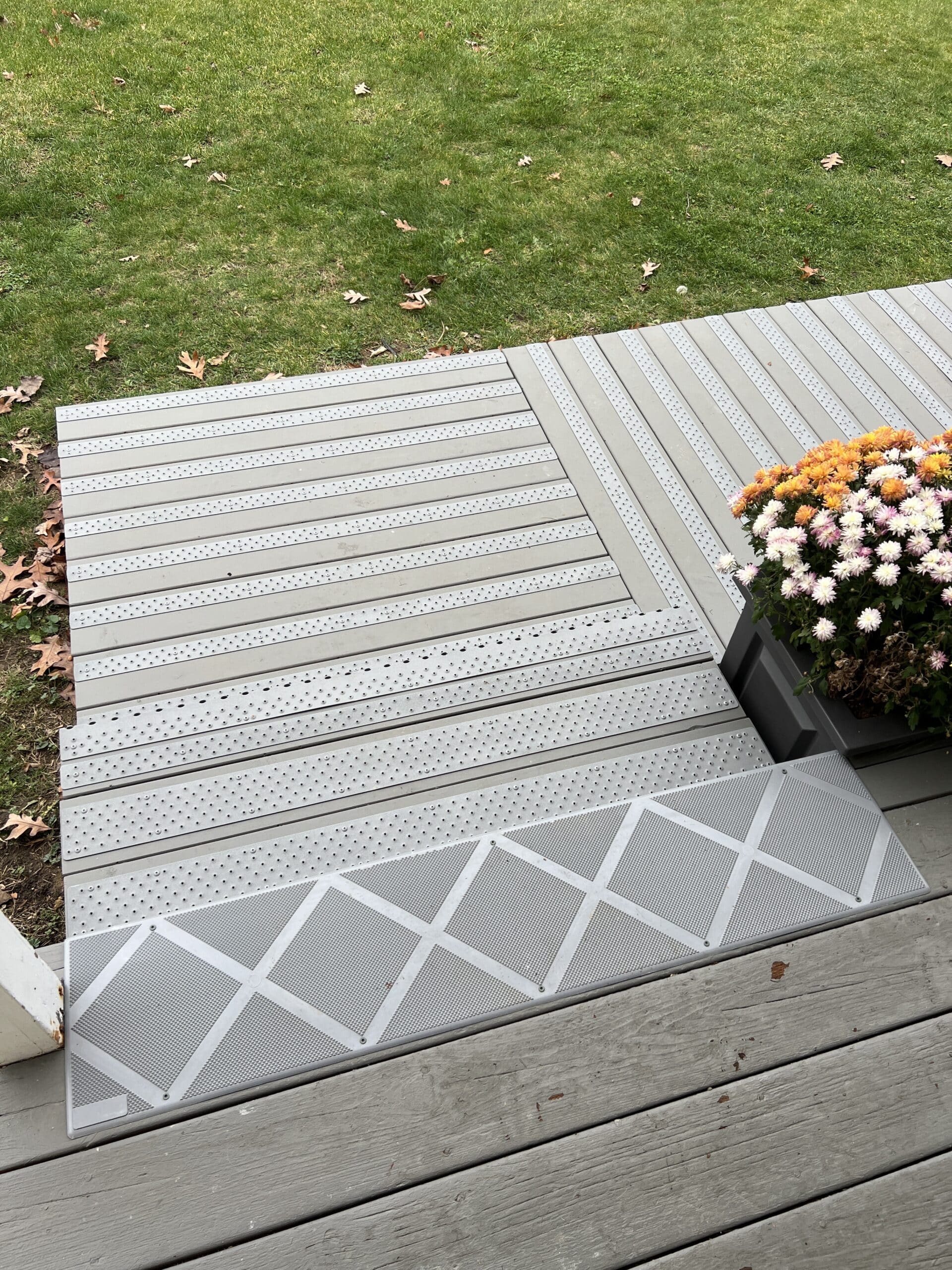 HandiTreads Non-Slip Aluminum Deck Treads for Decks, Patios, Porches