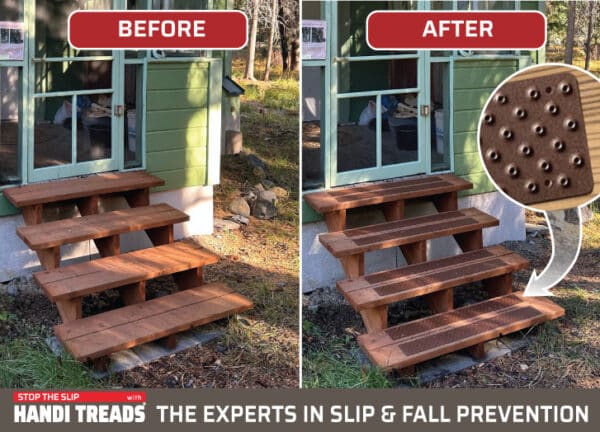 Non-Slip Stair Treads for Outdoors in Spring-Summer by HandiTreads ...