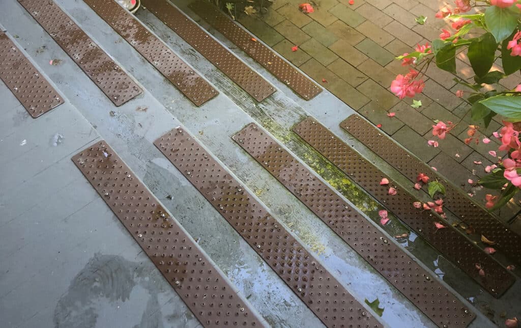 How to Make Outdoor Wooden Steps Less Slippery (Without Replacing Them ...